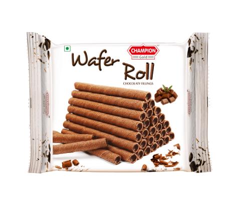 60 Gm Dark Wafer Roll Biscuits – Champion Biscuits India
