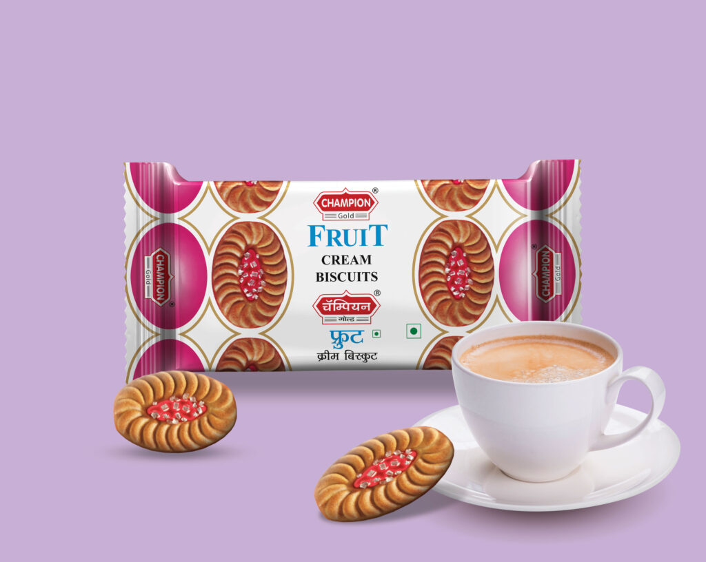 75 Gm Fruit Cream Biscuits – Champion Biscuits India